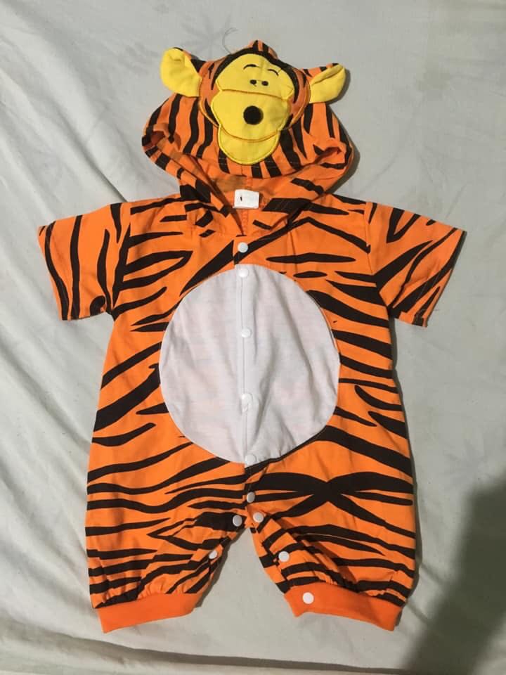 Tigger costume, Babies & Kids, Babies & Kids Fashion on Carousell