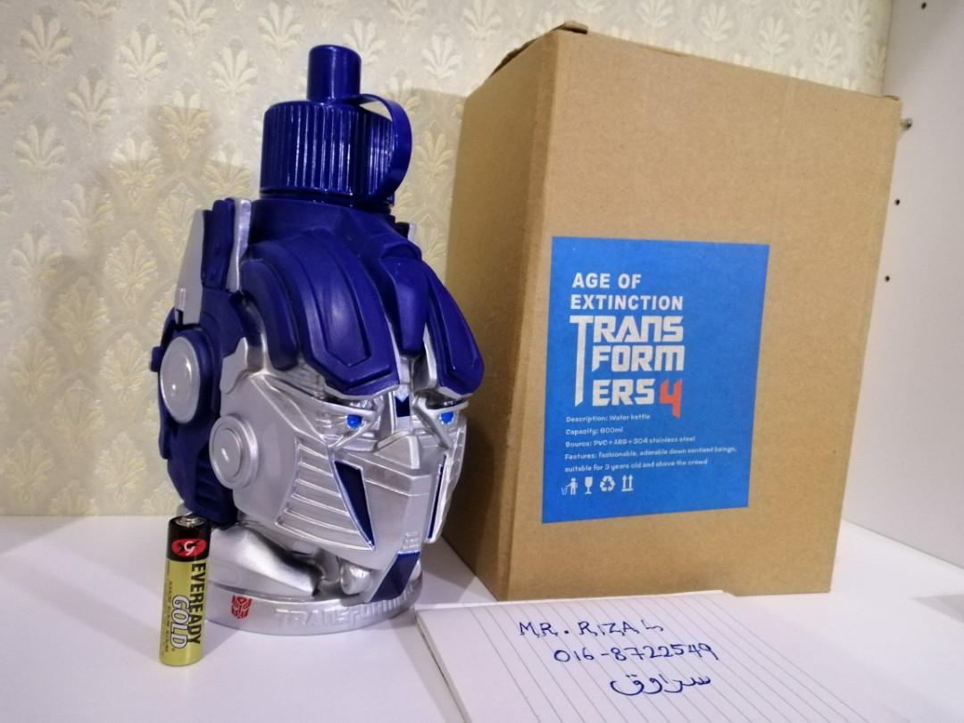 Transformers Age Of Extinction 4 Optimus Prime Water Kettle Tumbler Vacuum Flask, Hobbies & Toys ...