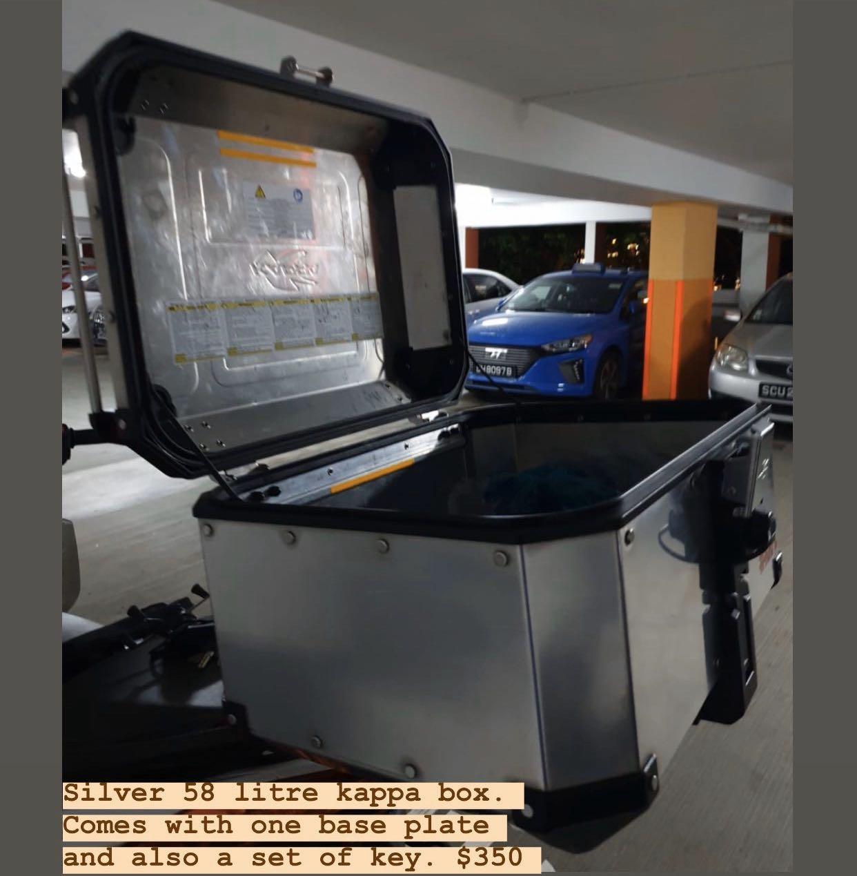 Trax box kappa box 58 litre, Motorcycles, Motorcycle Accessories on ...