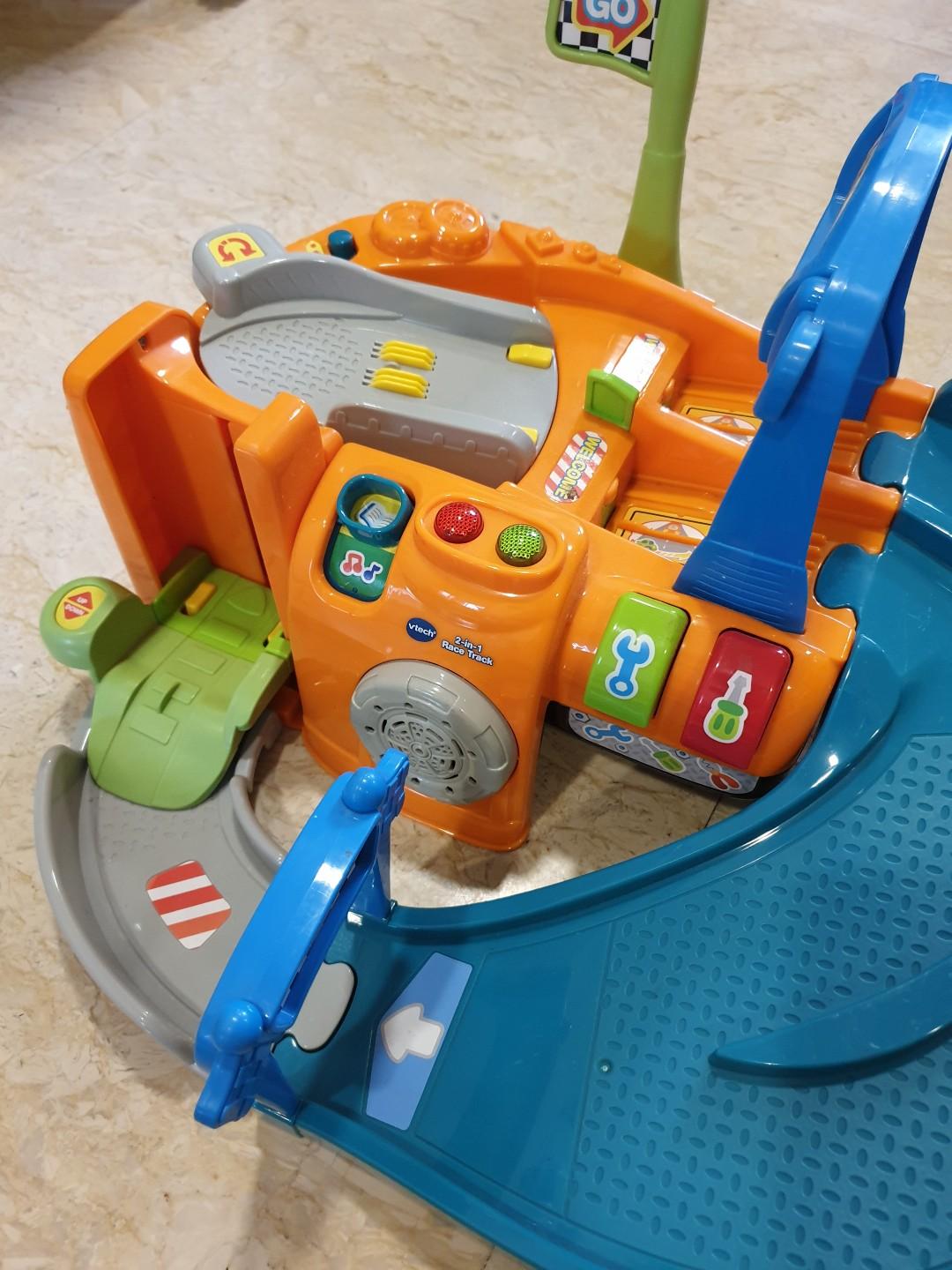 Vtech Car Wash and Race Track, Babies & Kids, Toys & Walkers on Carousell