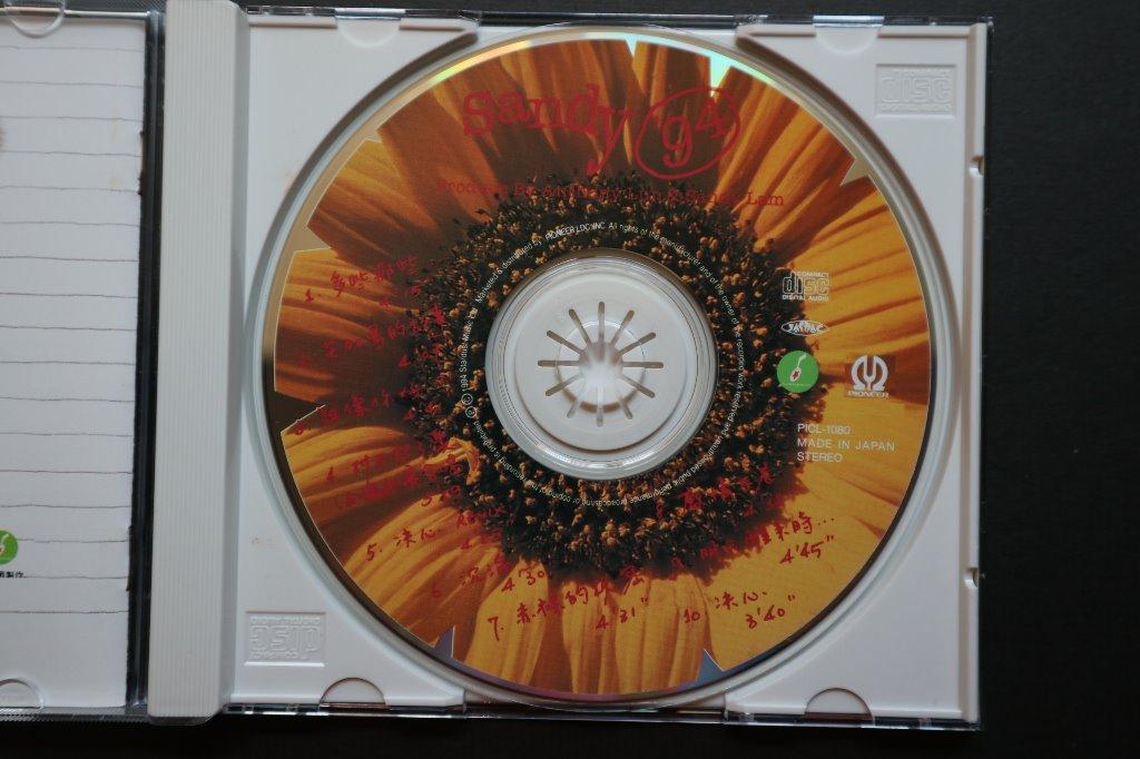 林憶蓮 SANDY 94 日版 CD 附側紙 首版 日本製 PIONEER MT B01 多些那些 芝加哥的故事 赤裸的秘密 決心, 興趣及遊戲, 音樂、樂器 & 配件, 音樂與媒體 - CD ...