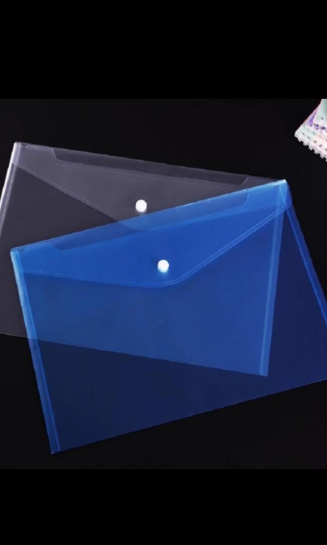 A4 Transparent clear document file. Homework file, Hobbies & Toys ...