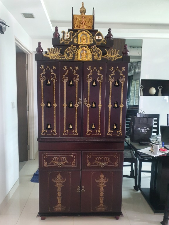 Altar Table - Hindu prayers, Furniture & Home Living, Furniture, Tables ...