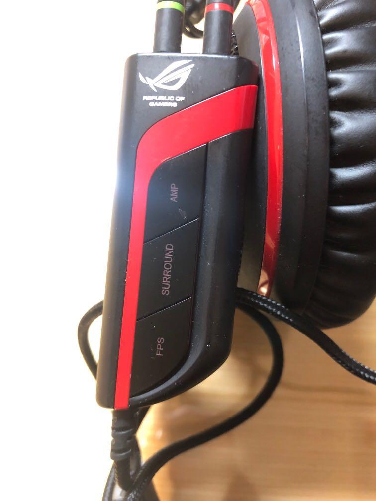 Asus ROG headphone spitfire, 音響器材, 頭戴式/罩耳式耳機 - Carousell