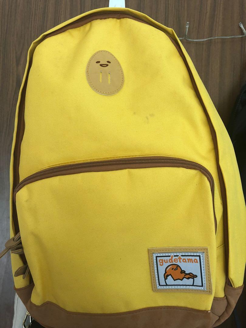 Authentic Sanrio Gudetama backpack, Men's Fashion, Bags, Backpacks on ...