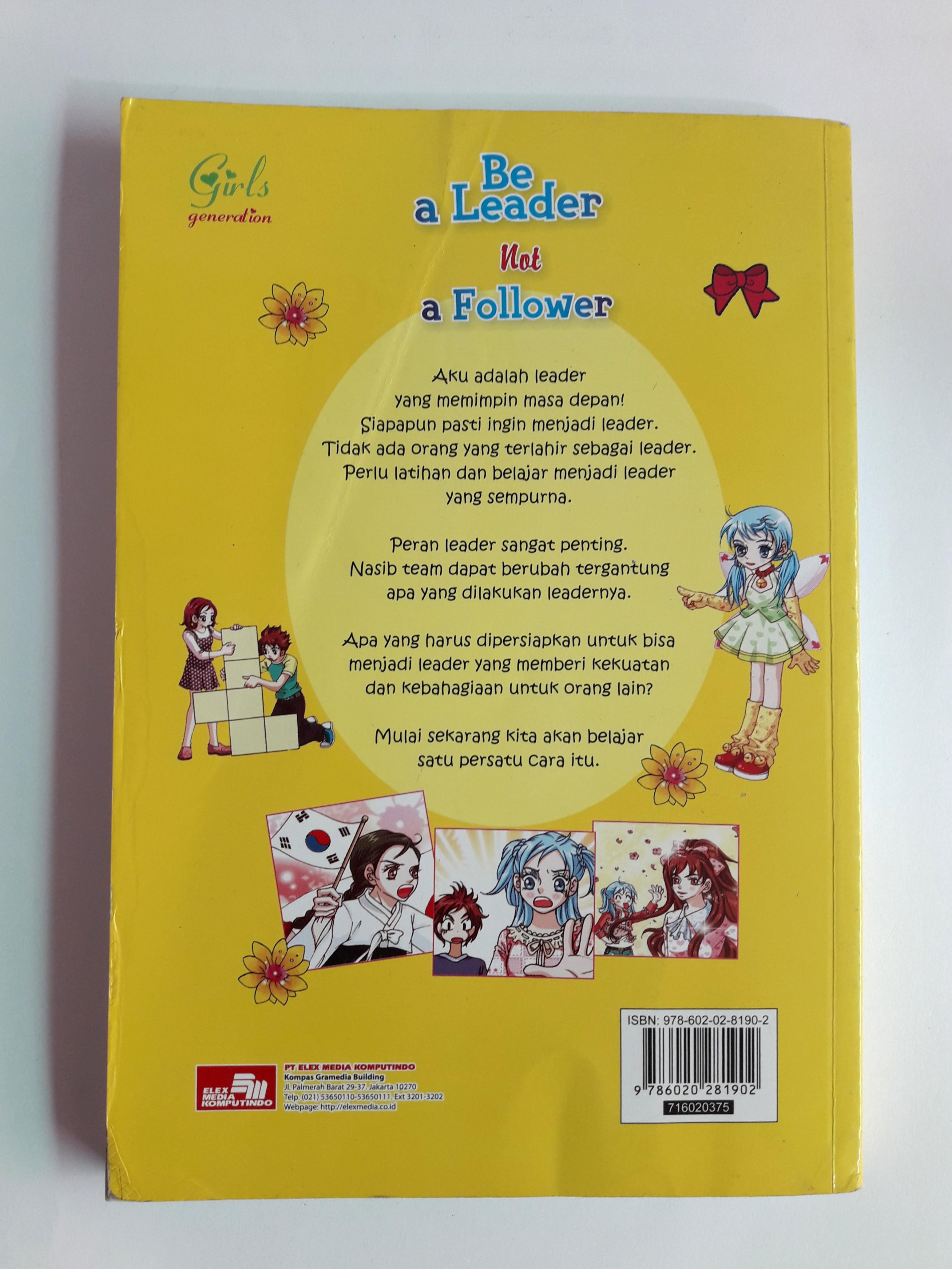 Be a Leader Not a Follower - Comic Book Illustration Book, Buku & Alat ...