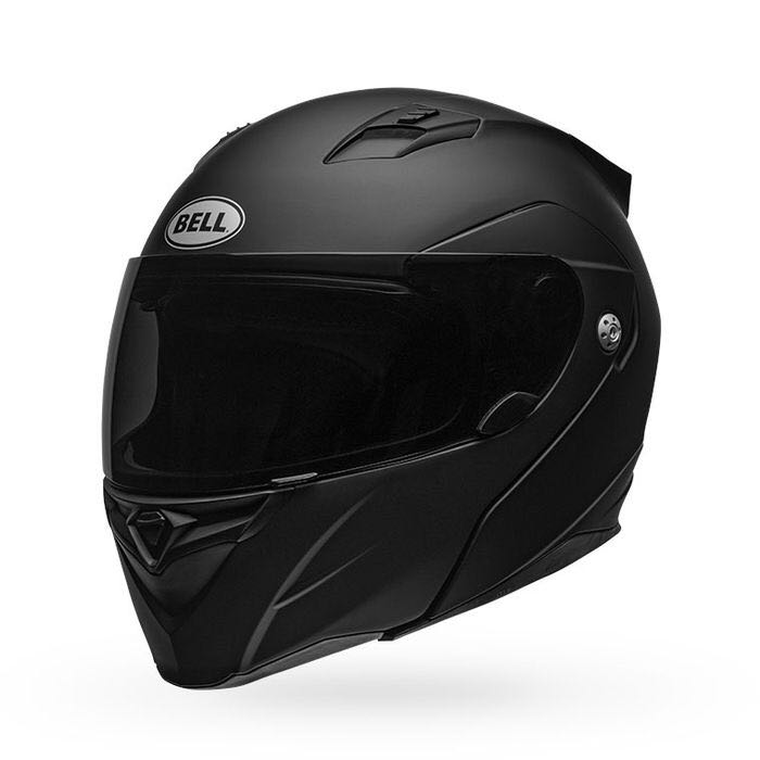 BELL full-face flip up in matte black, Motorcycles, Motorcycle Apparel ...