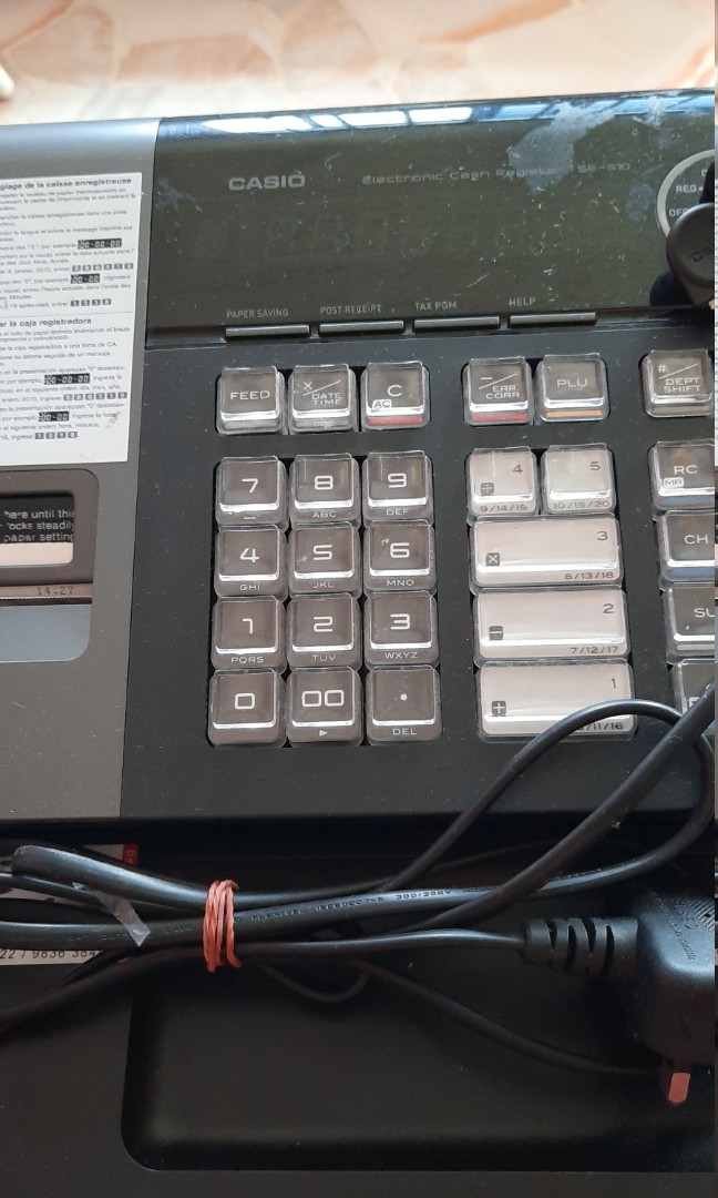 Casio SE-S10 Cashier Cash Register, Computers & Tech, Office & Business ...