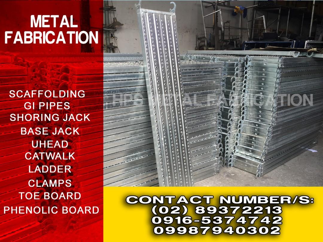 Catwalk Toe Board Wing Nut Flange Nut Telescopic Uhead scaffold ladder ...