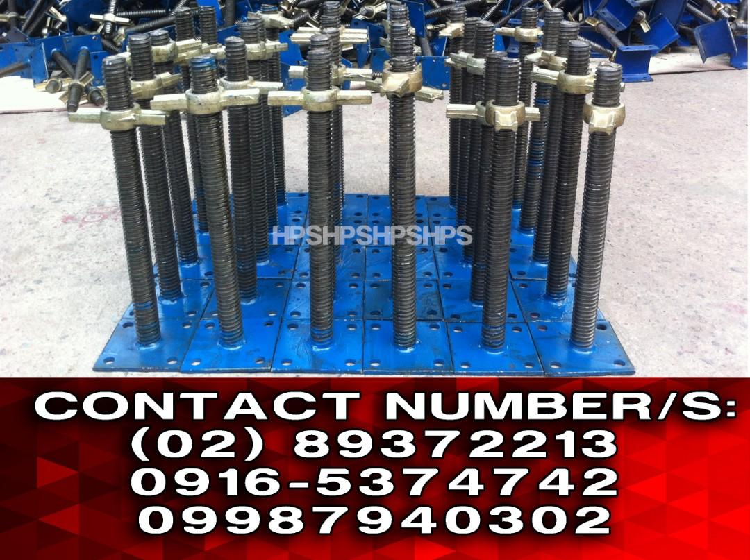 Catwalk Toe Board Wing Nut Flange Nut Telescopic Uhead scaffold ladder ...