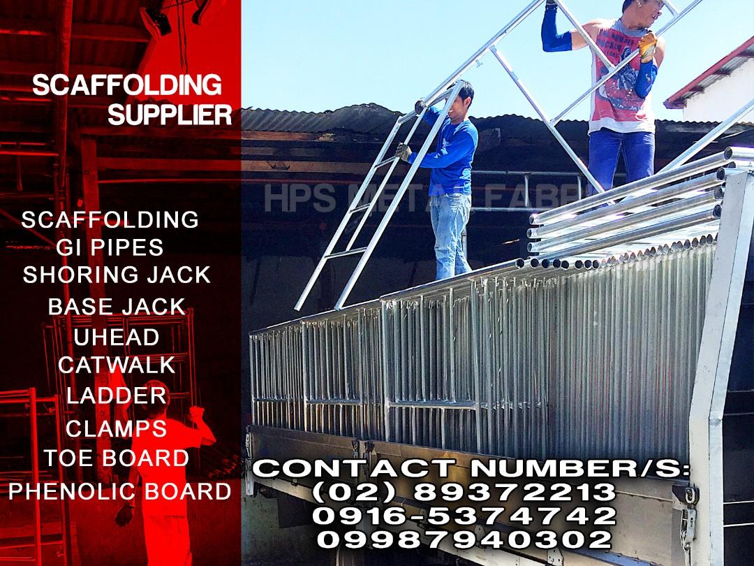 Catwalk Toe Board Wing Nut Flange Nut Telescopic Uhead scaffold ladder ...