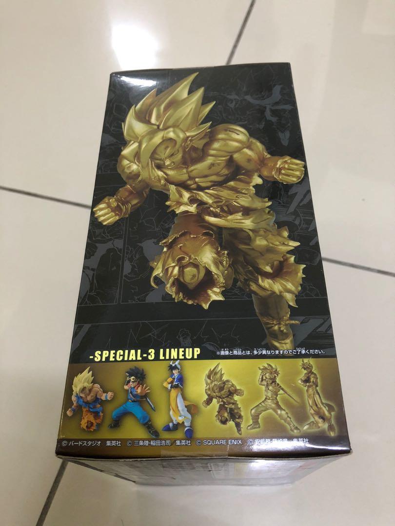 Dragonball dragon ball jump 50th gold goku super rare (opened for check ...