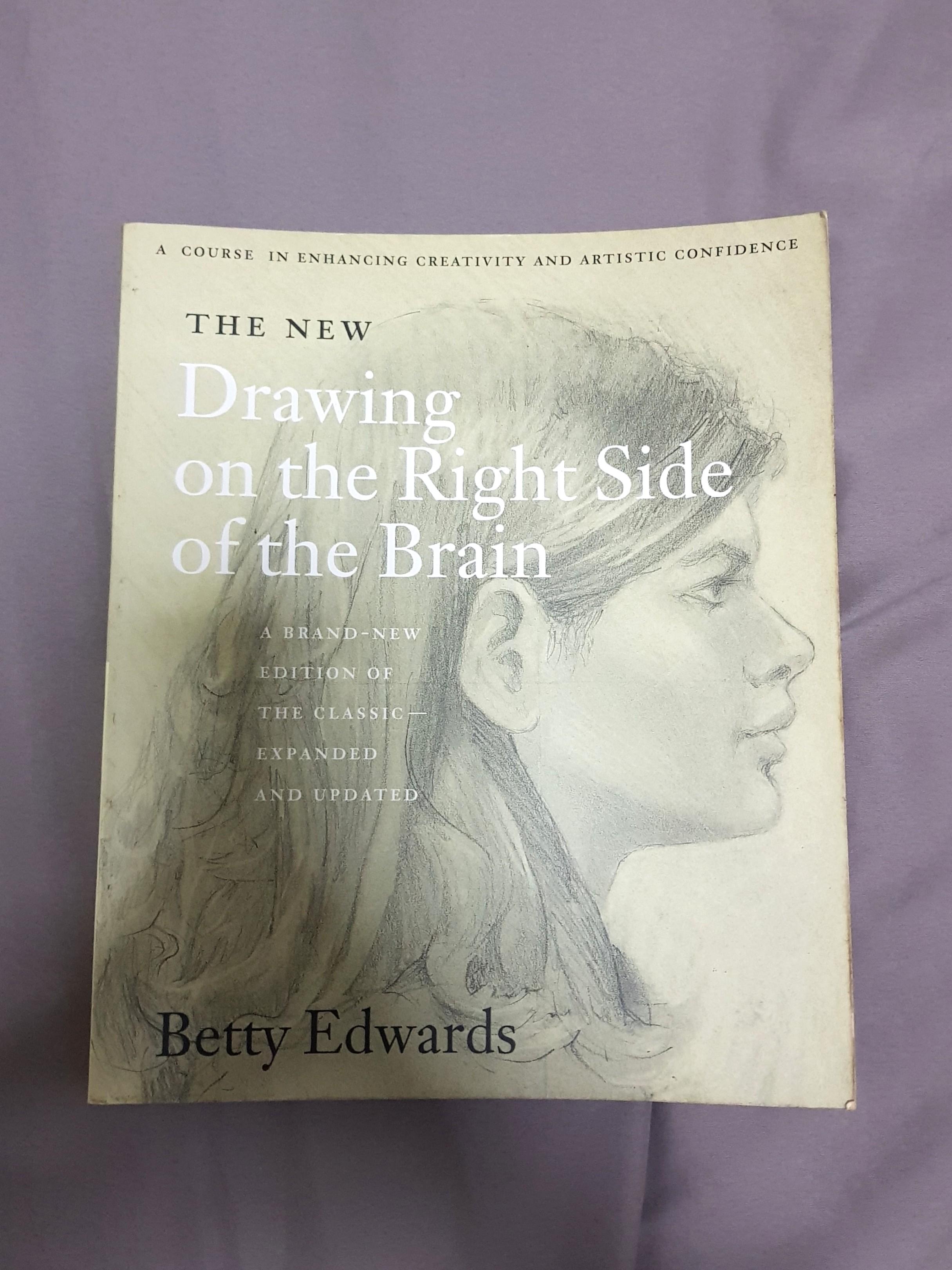 Drawing on the right side of the brain by betty edwards, Hobbies & Toys ...