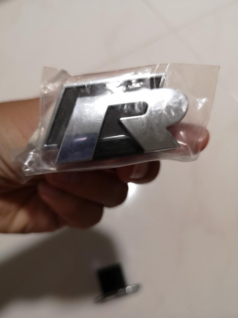 GOLF R EMBLEM, Car Accessories, Accessories on Carousell