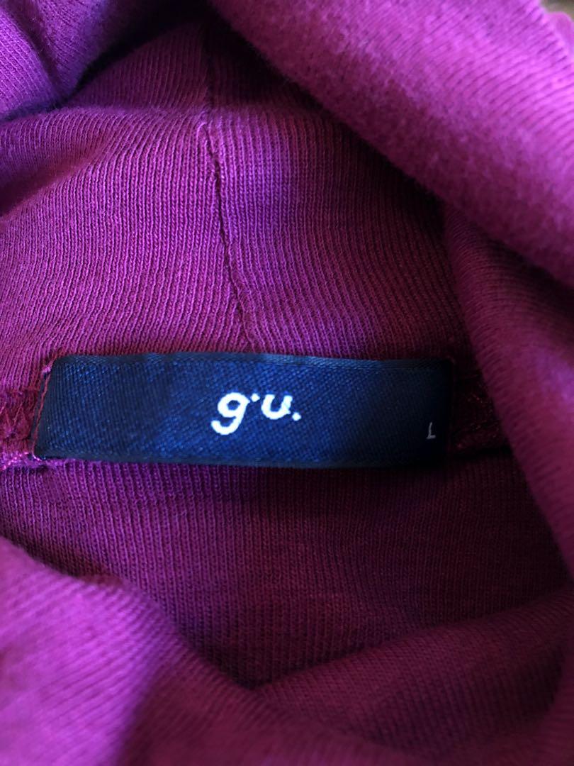 GU purple turtleneck, Women's Fashion, Tops, Longsleeves on Carousell