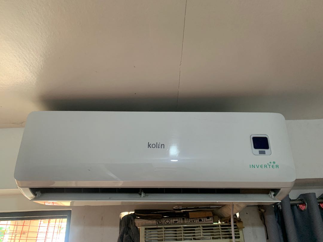 KOLIN SPLIT TYPE AIRCON INVERTER 1.5 HP, TV & Home Appliances, Air ...