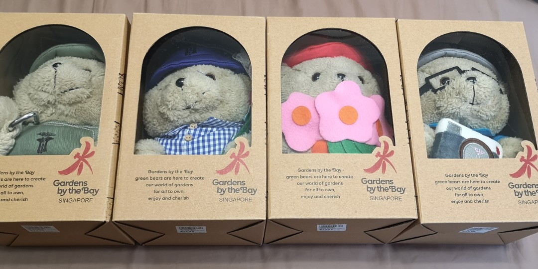 Limited edition Gardens by the Bay Teddy Bears, Hobbies & Toys, Toys ...
