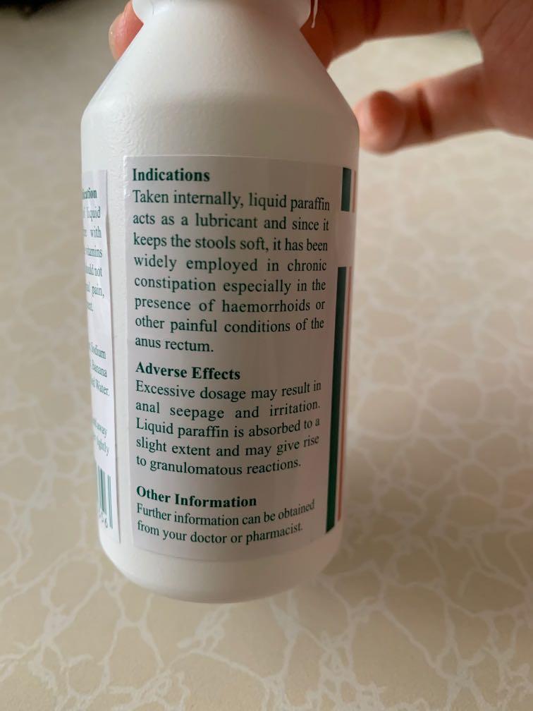 Liquid Paraffin Emulsion 100ml, Beauty & Personal Care, Bath & Body ...