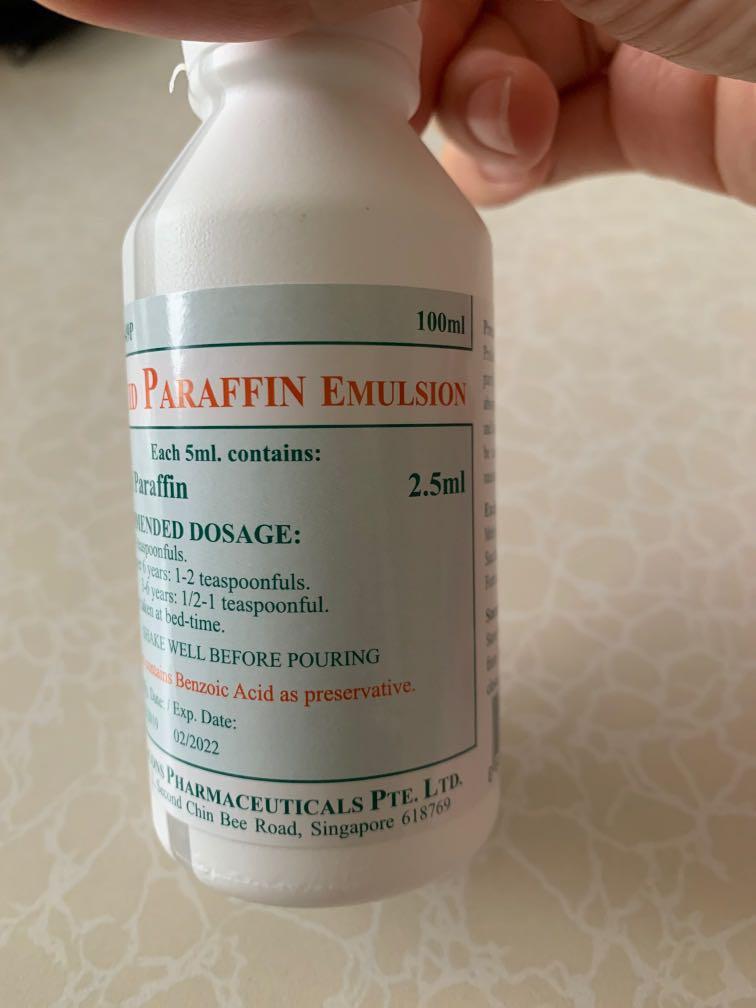 Liquid Paraffin Emulsion 100ml, Beauty & Personal Care, Bath & Body ...