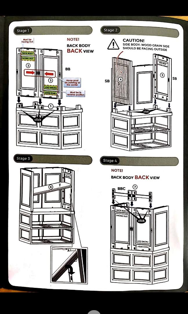 MEGABOX Wardrobe closet with 2 drawers, Babies & Kids, Baby Nursery ...