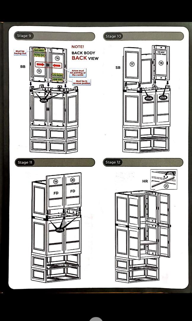 MEGABOX Wardrobe closet with 2 drawers, Babies & Kids, Baby Nursery ...