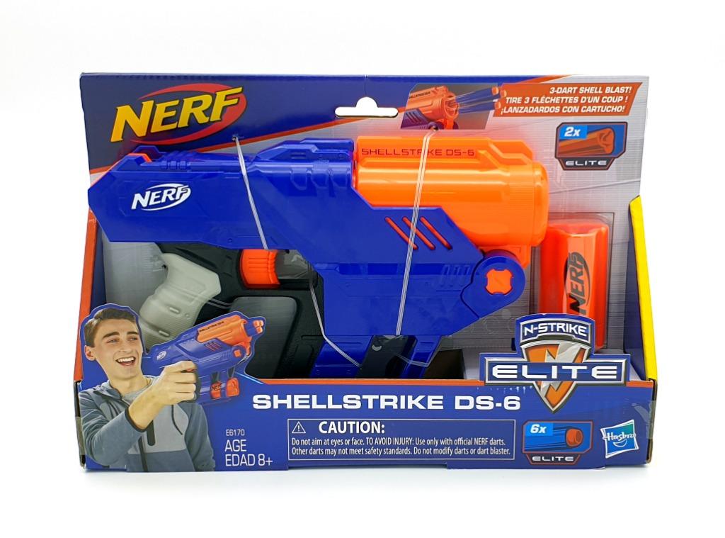 Nerf ShellStrike DS-6 and Shell Upgrade Kit Bundle, Toys & Games ...