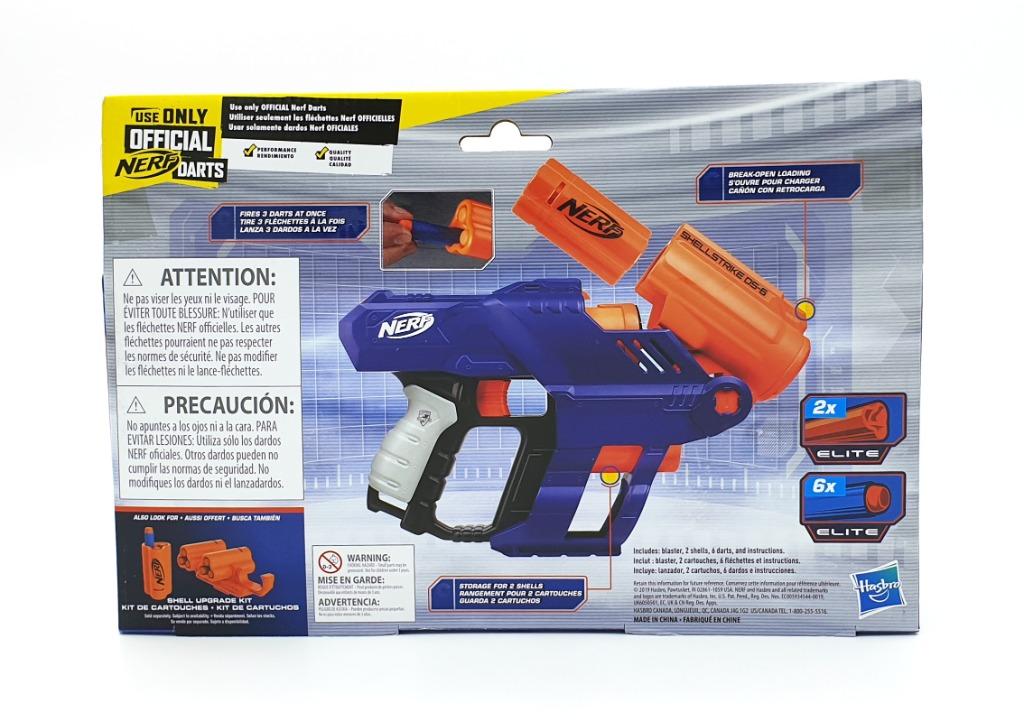Nerf ShellStrike DS-6 and Shell Upgrade Kit Bundle, Toys & Games ...