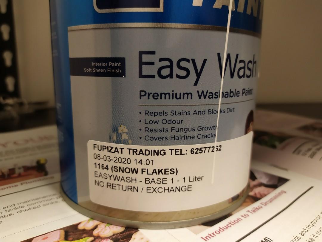 Nippon Paint Snow Flakes White 1164, Hobbies & Toys, Stationery & Craft ...