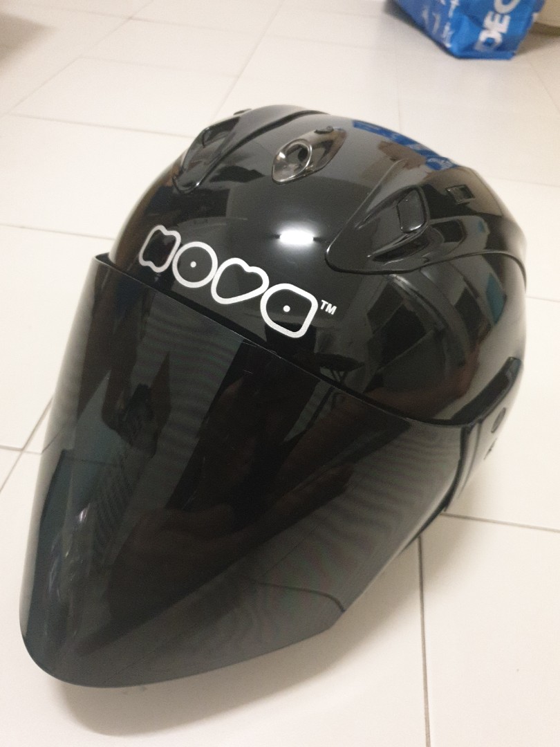 Nova Dot Helmet, Motorcycles, Motorcycle Apparel on Carousell