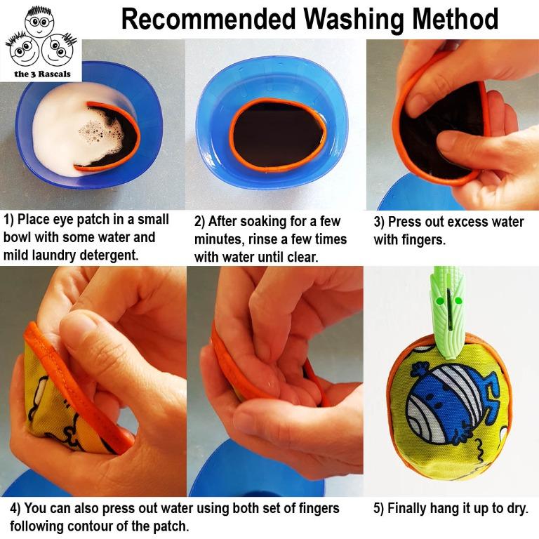 Orthoptic Eye Patch - covers EITHER eye (Army Camouflage + Black cotton ...