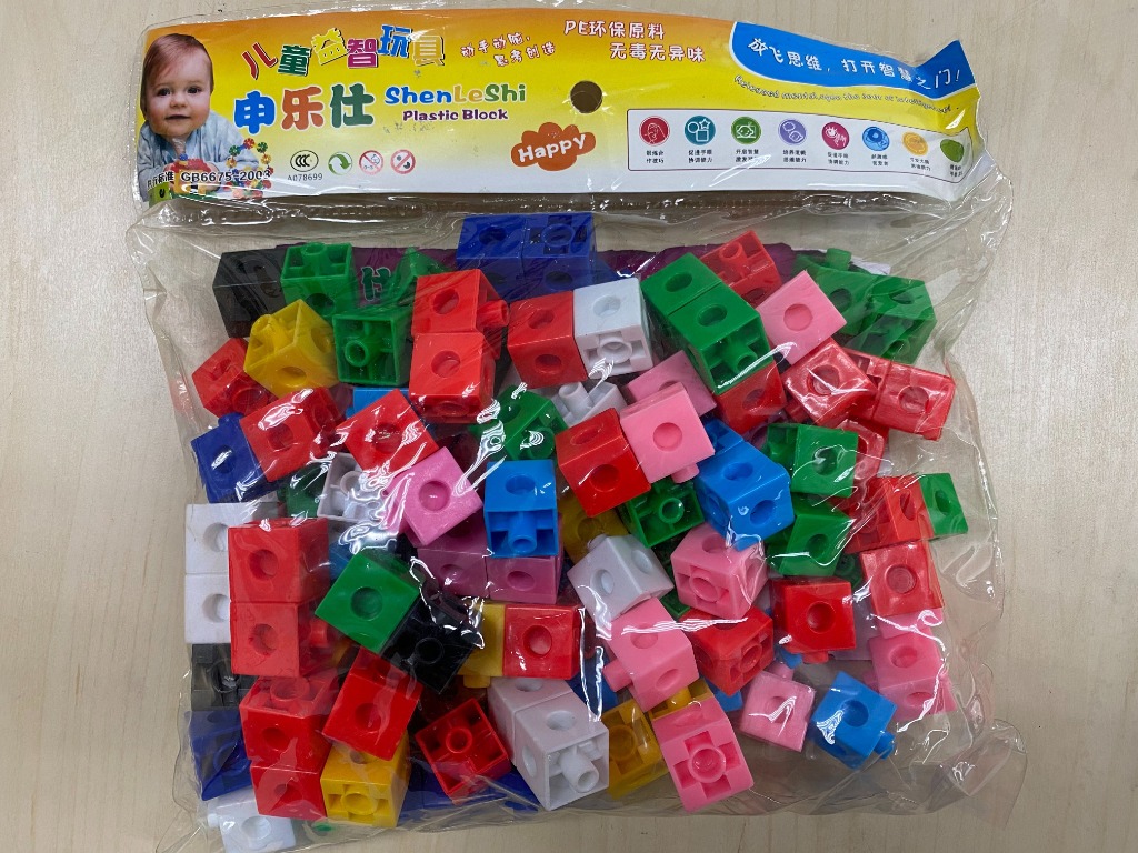 Plastic Building Cubes Toy, Hobbies & Toys, Toys & Games on Carousell