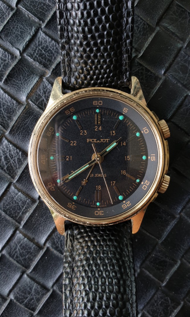 Poljot Alarm Watch, Men's Fashion, Watches & Accessories, Watches on ...
