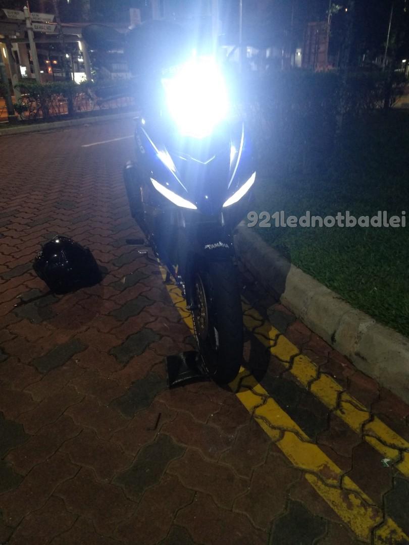 Sniper V1 Headlight LED white change, Motorcycles, Motorcycle ...
