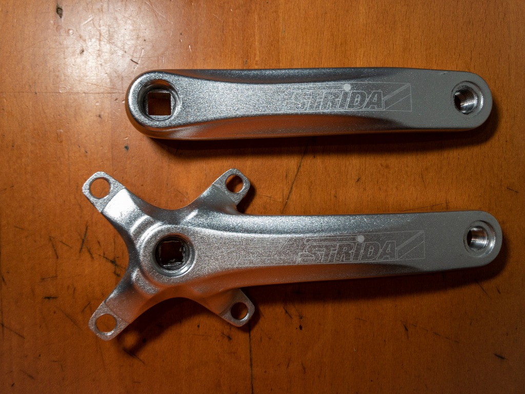 全新Strida Crank Arm(金屬餅版本)For Strida 5.2/LT/SX, 運動產品, 單車及配件, 單車 - Carousell