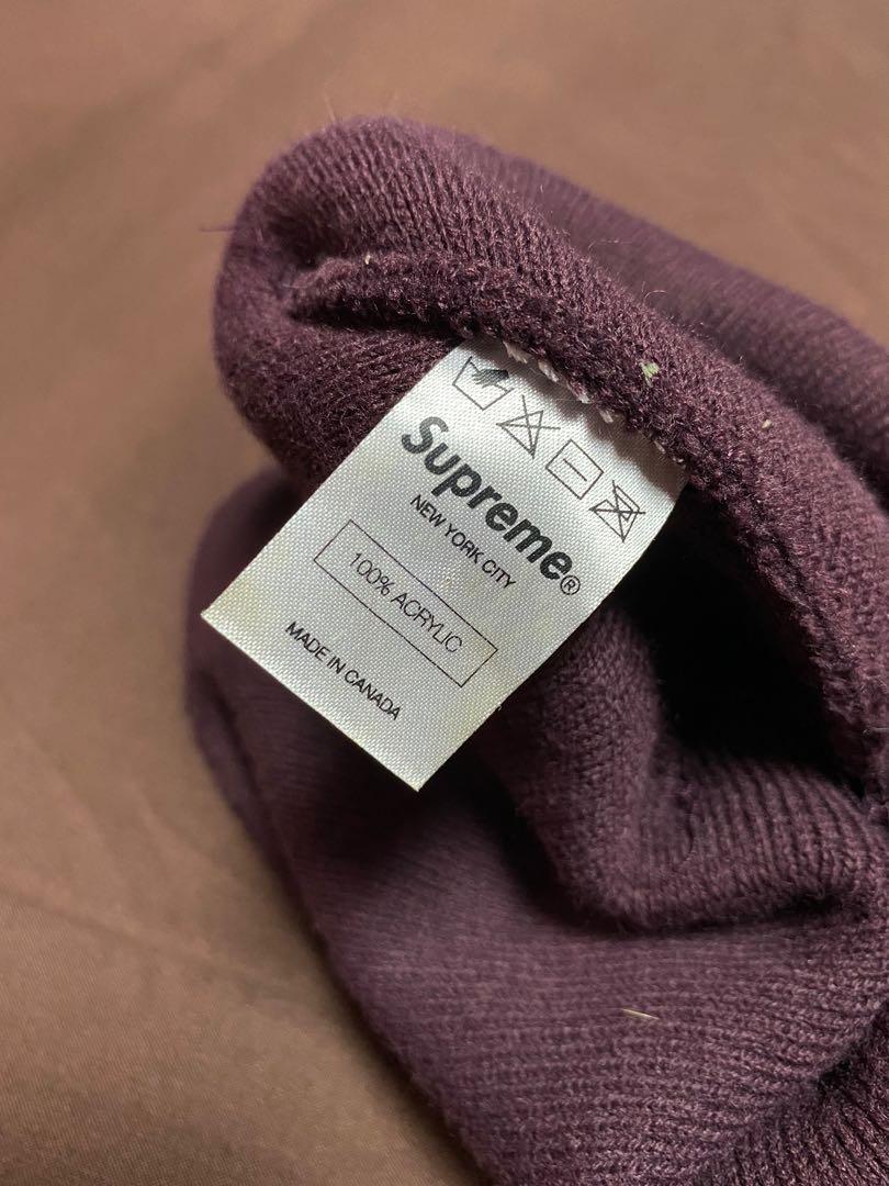 Supreme Hail Mary maroon beanie snowcap, Men's Fashion, Watches ...