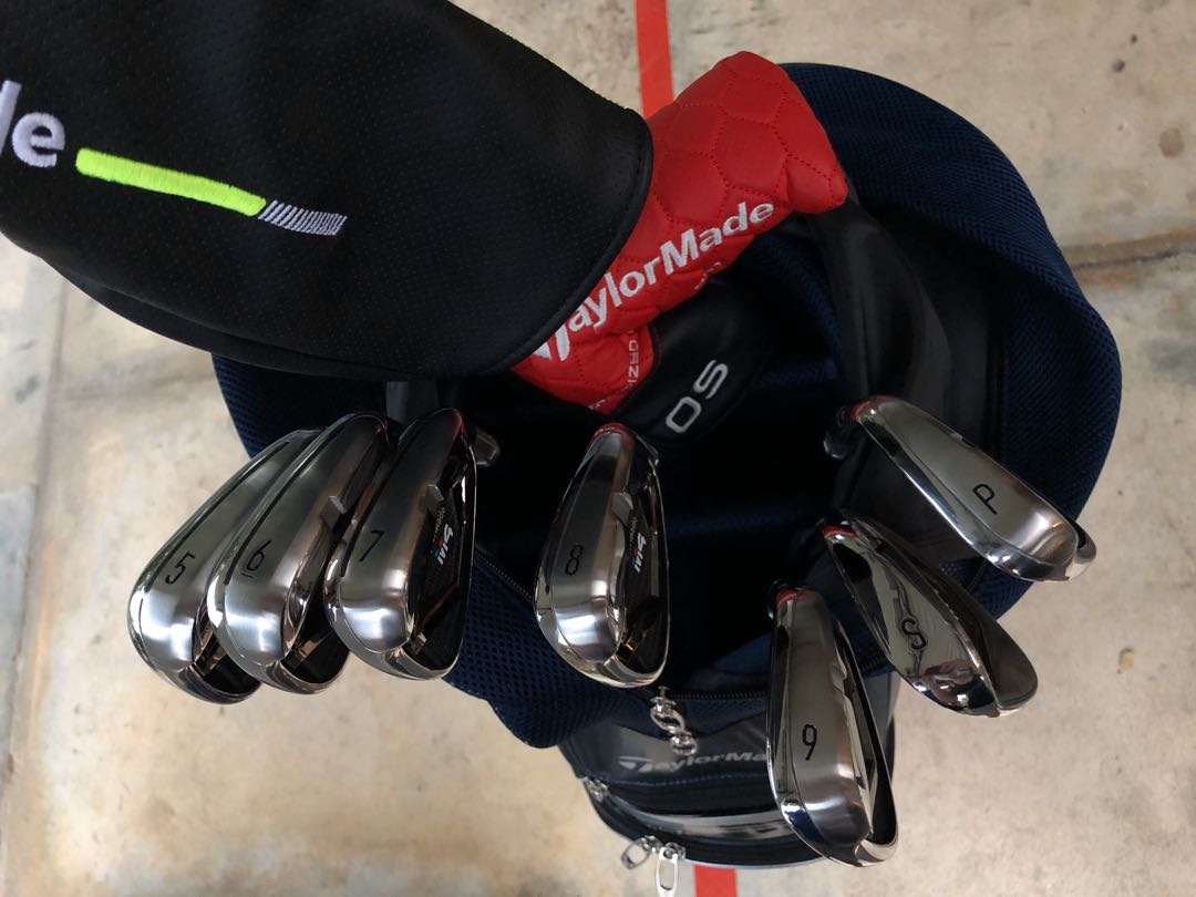 TaylorMade M4 Golf Irons Set (5-SW), Sports, Sports & Games Equipment ...
