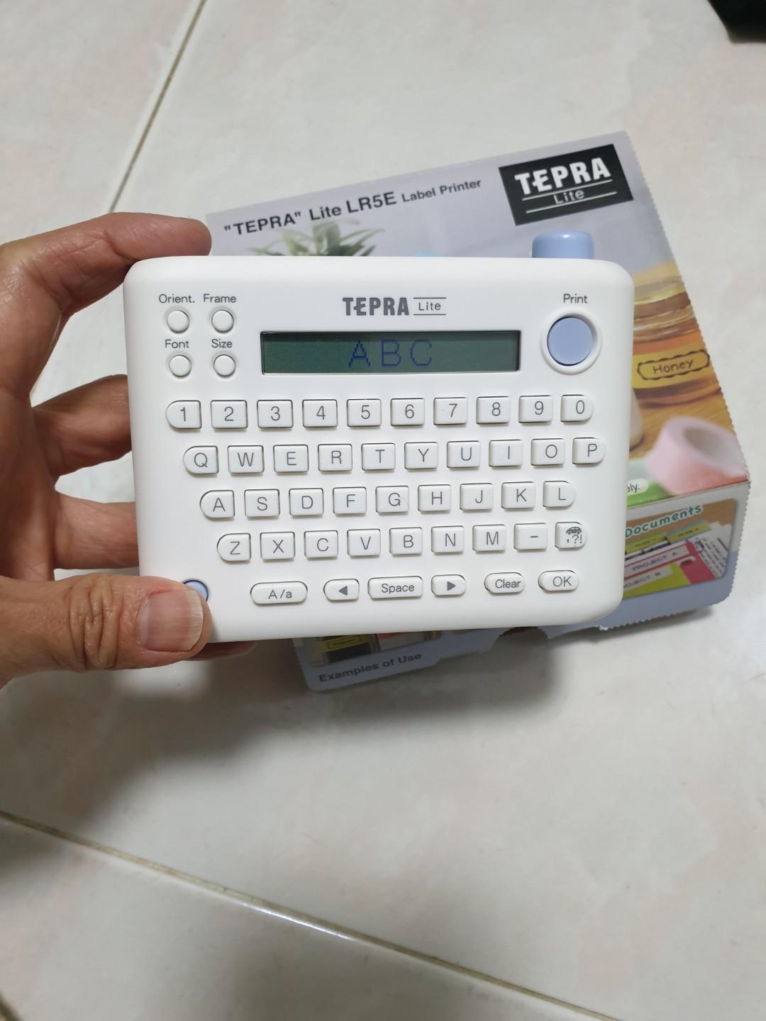 Tepra Lite LR5E Label Printer, Computers & Tech, Printers, Scanners ...