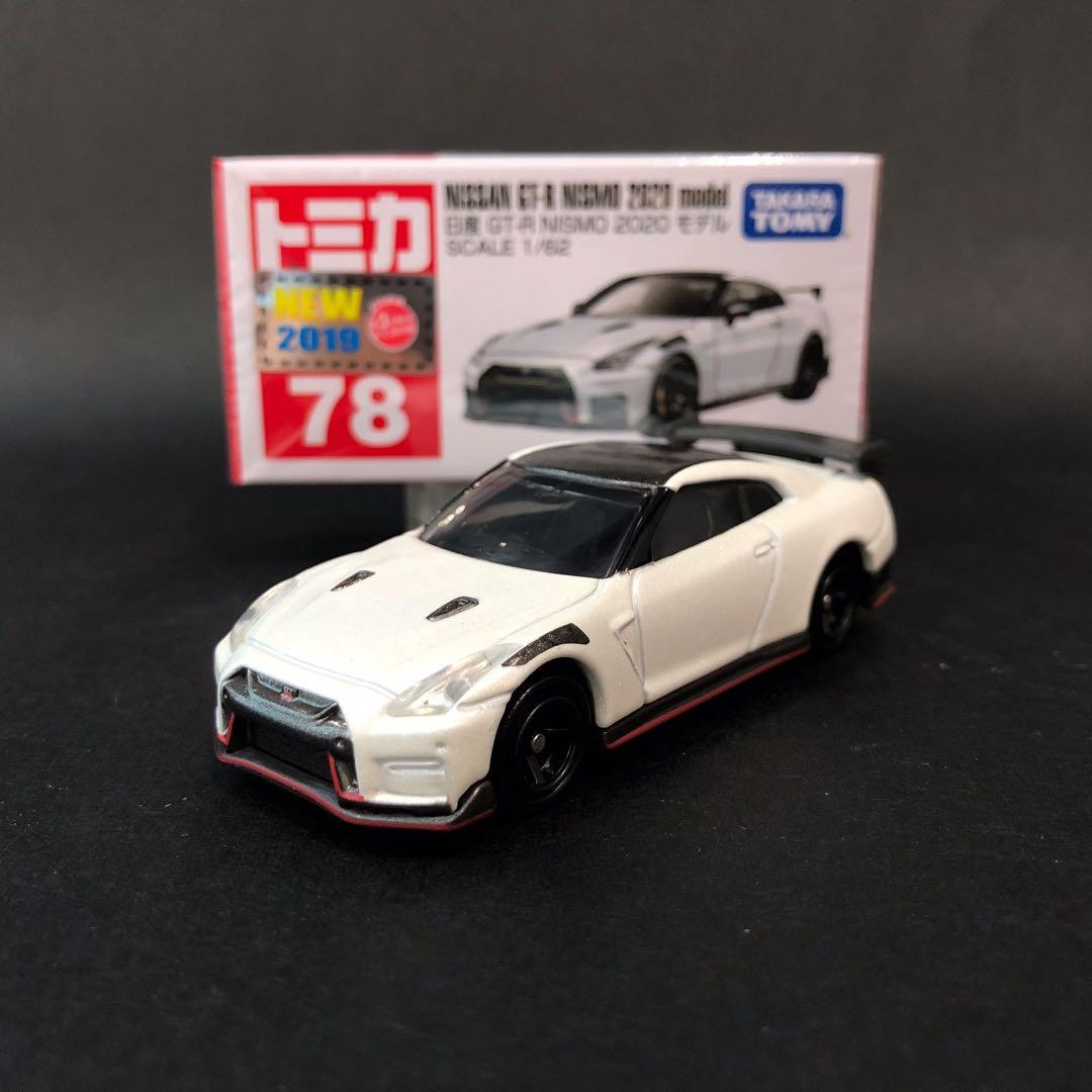 Tomica Nissan GT-R Nismo 2020 model white, Hobbies & Toys, Toys & Games on Carousell