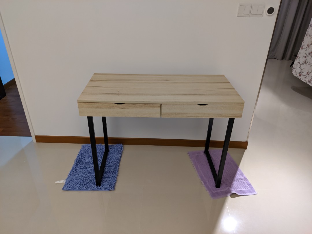 Used computer table, Furniture & Home Living, Furniture, Tables & Sets ...