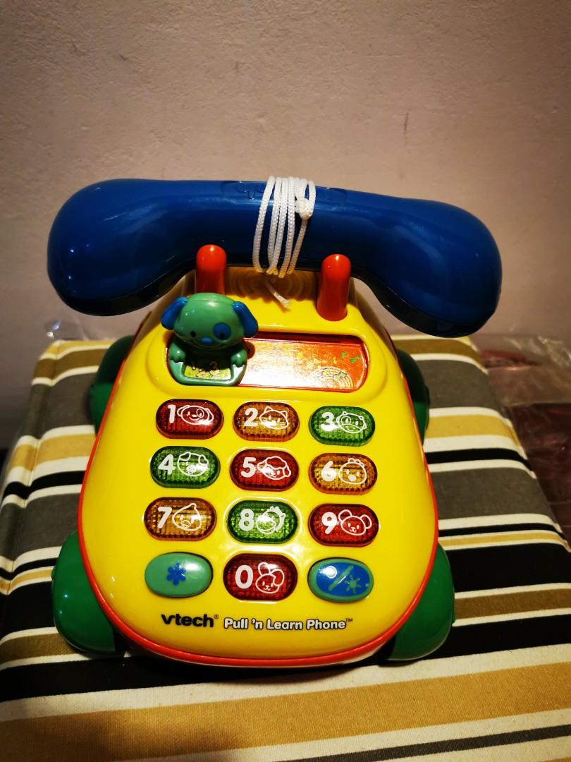 Vtech dial-phone toy, Babies & Kids, Toys & Walkers on Carousell