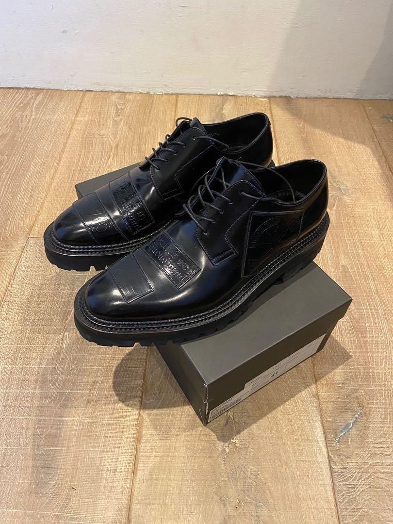 Yang Li AW16 Patch Leather Derby, Men's Fashion, Footwear, Dress Shoes ...