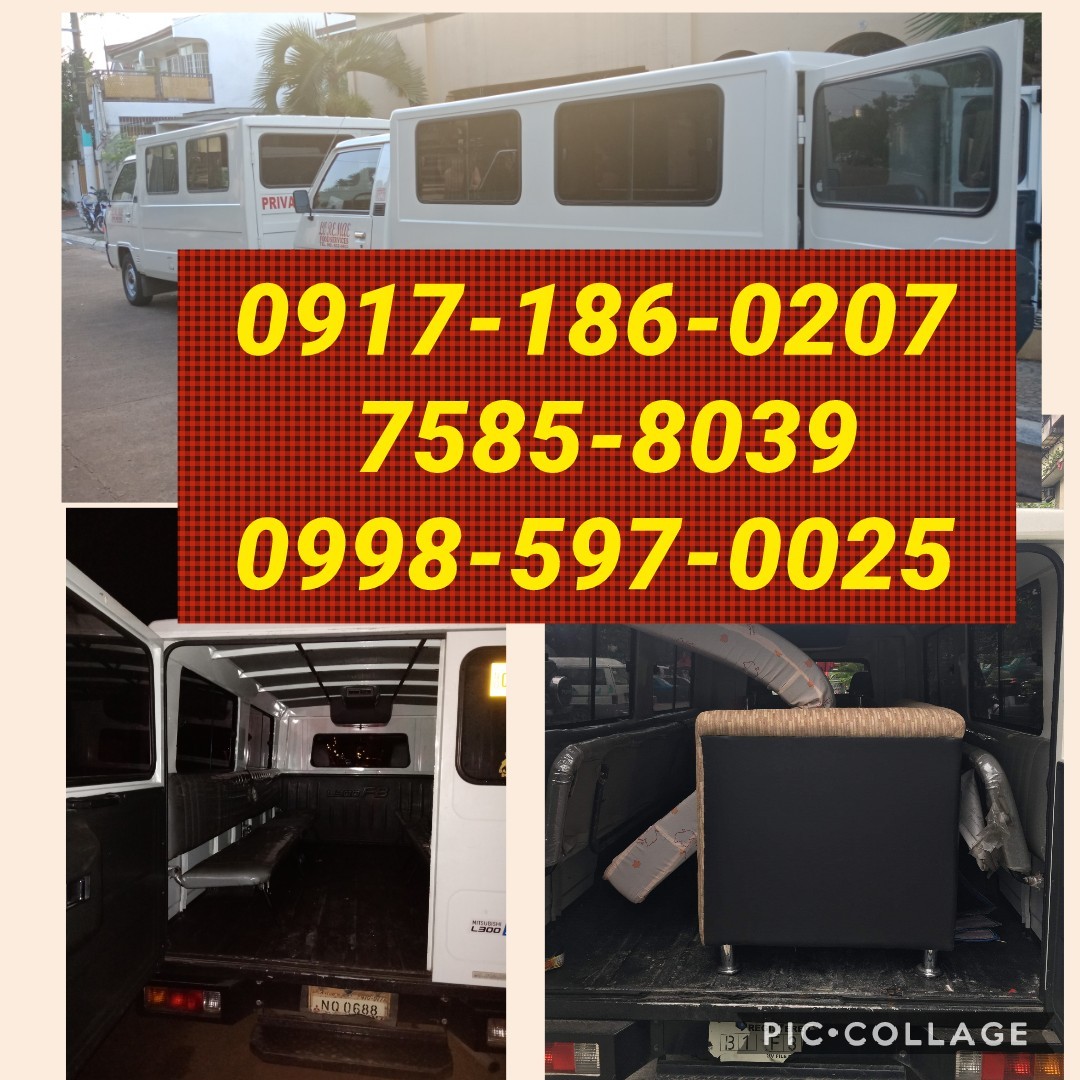 0917-822-1447 L300 FB Van for Rent Mitsubishi Hire Hiace Commuter ...