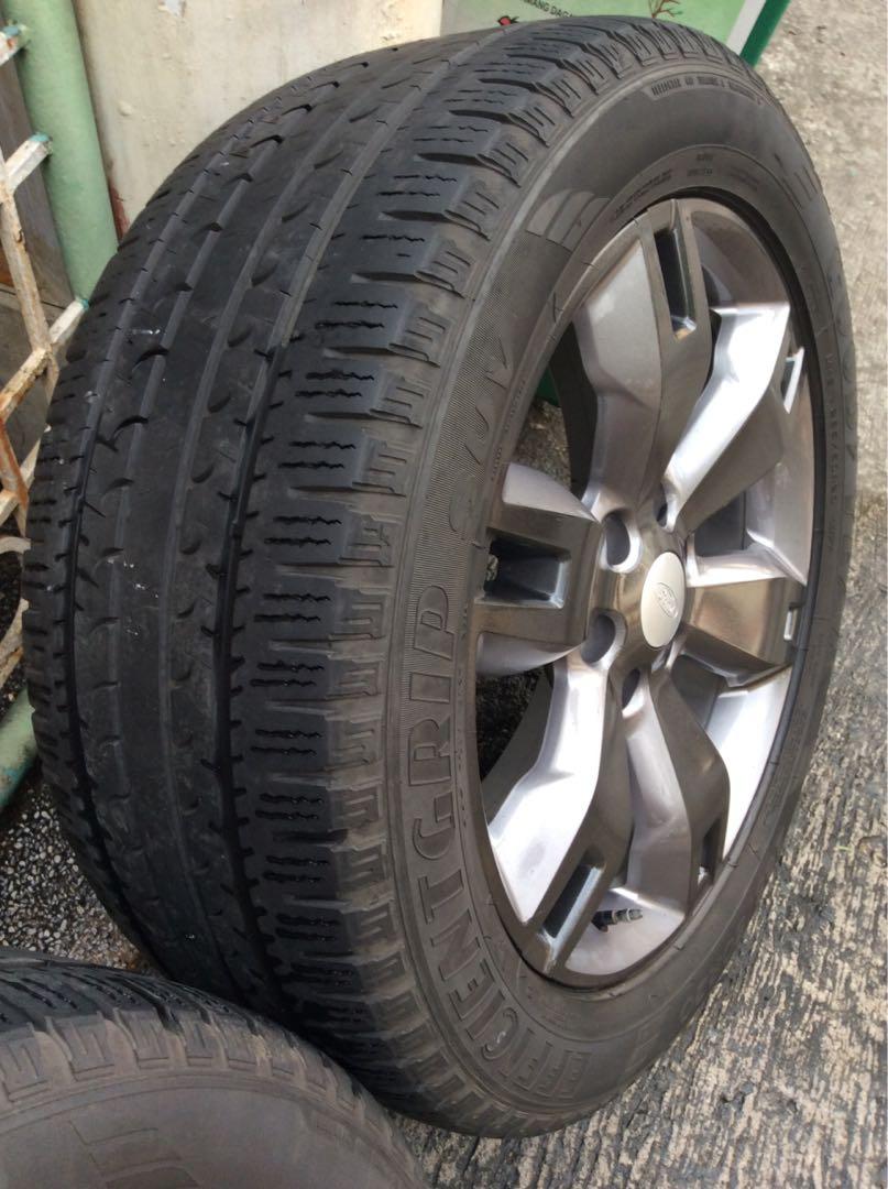 20s 2018 ford everest titanium series mags and tire goodyear eficient ...