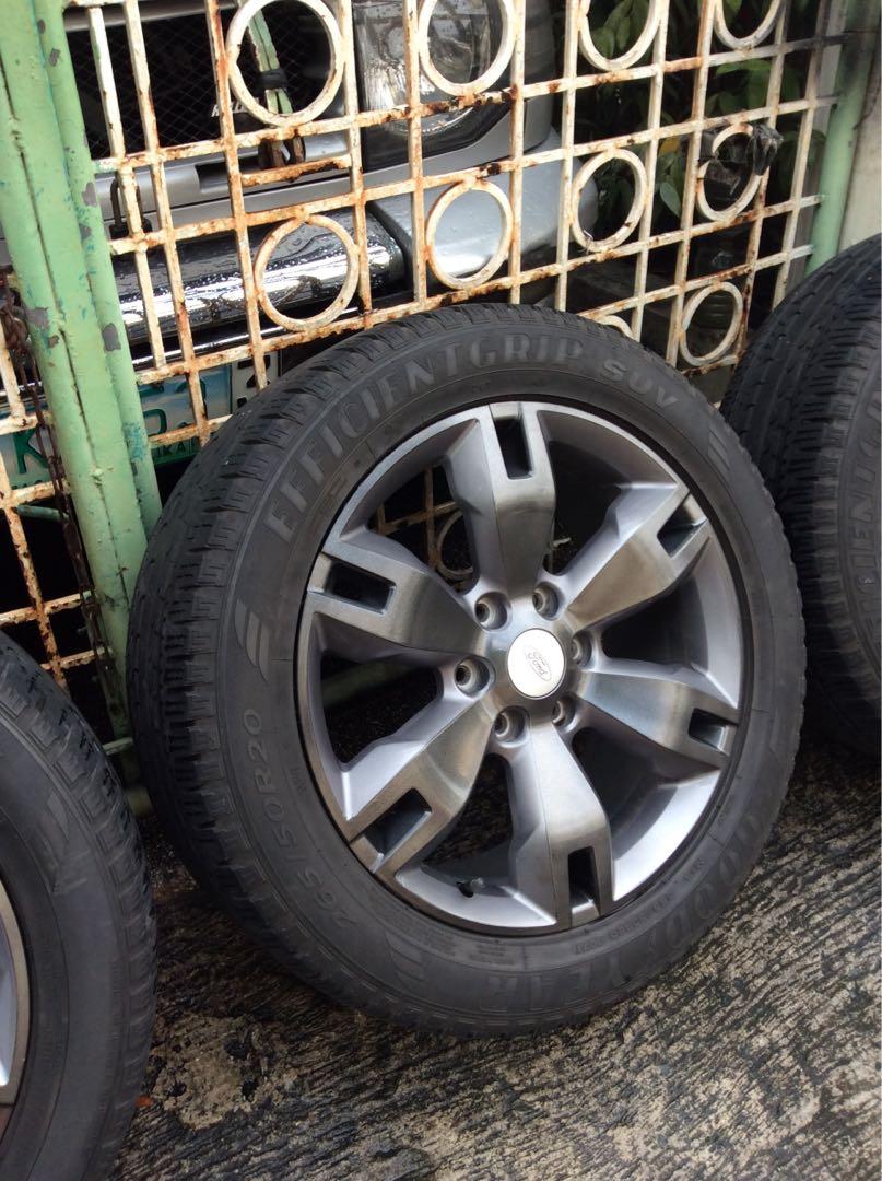 20s 2018 ford everest titanium series mags and tire goodyear eficient ...