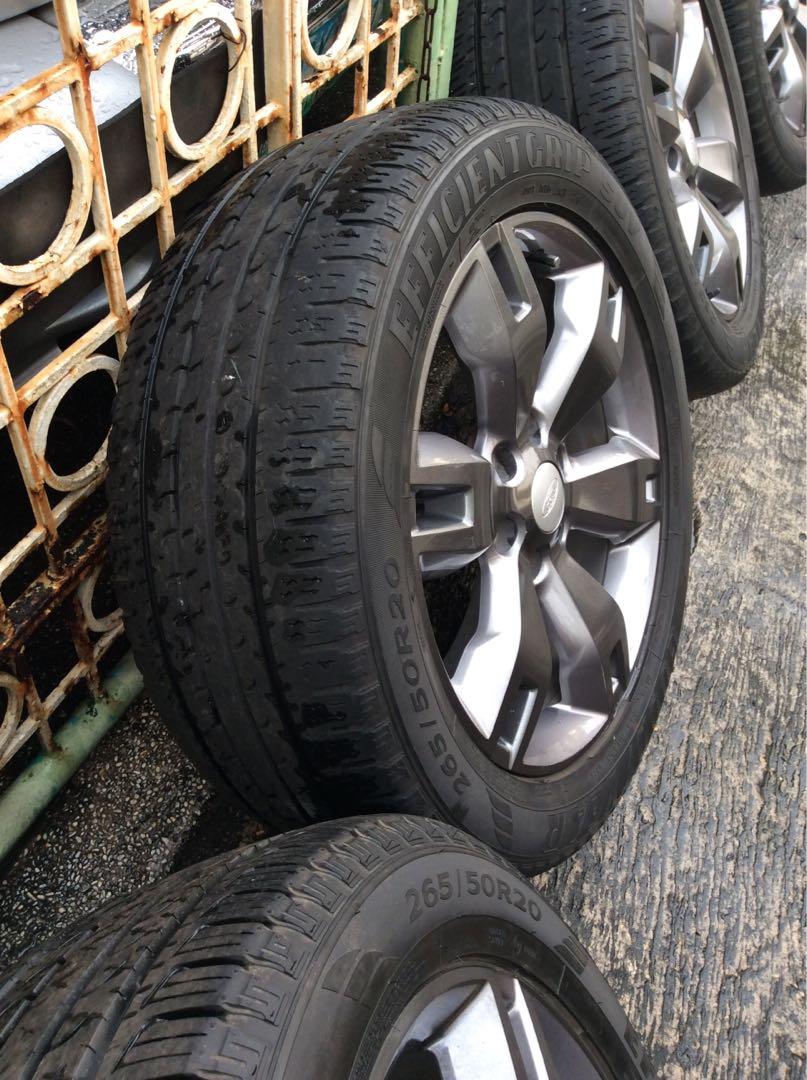 20s 2018 ford everest titanium series mags and tire goodyear eficient ...