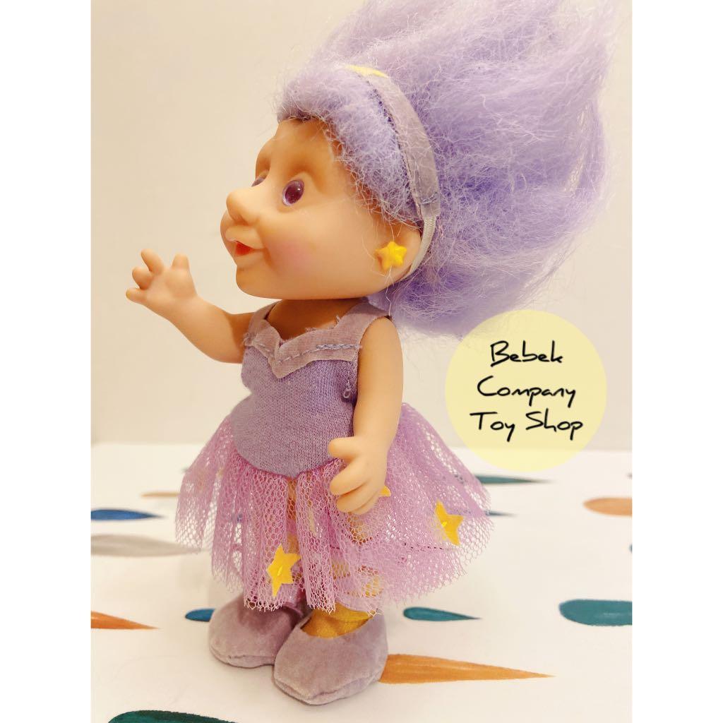 稀有 1992 applause magic trolls troll 紫色 醜娃 巨魔娃娃 幸運小子 古董玩具 玩偶, 書籍、休閒與玩具 ...