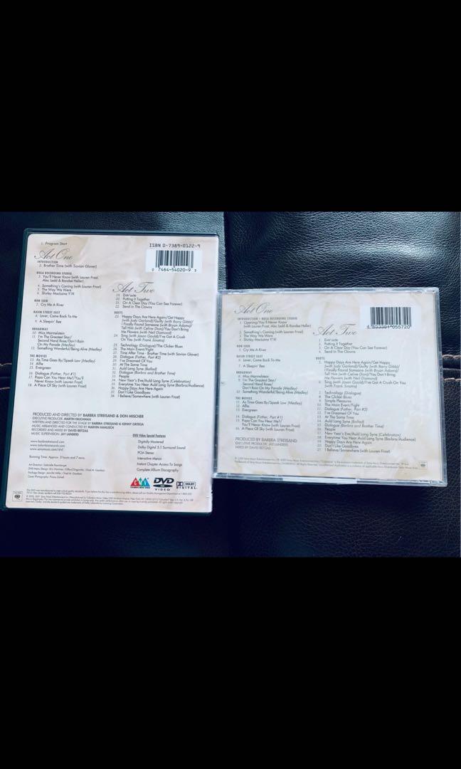 芭芭拉史翠珊 Barbra Streisand Timeless Live In Concert 2CD + DVD 靚聲靚畫 CD 全新未拆 ...