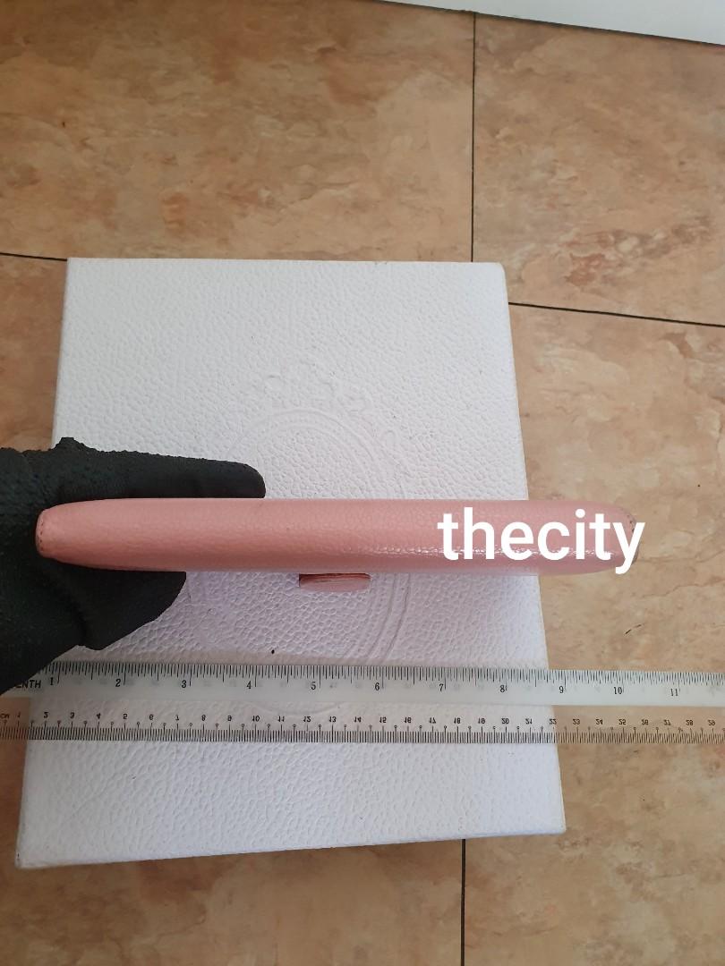 AUTHENTIC CHANEL CC LOGO PINK CAVIAR LEATHER LONG WALLET - CLASSIC ...