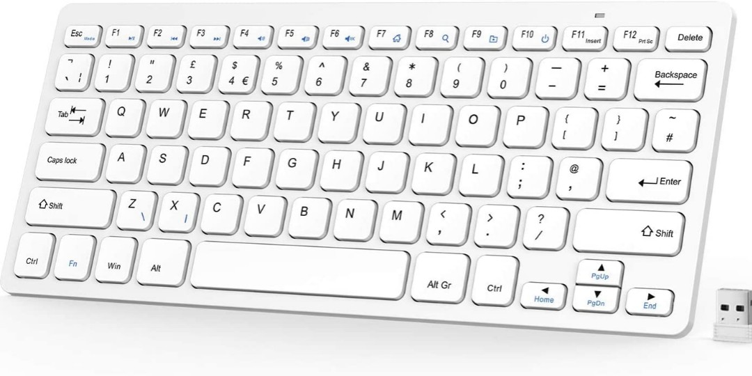 BNIB Jelly Comb Wireless Compact Keyboard KUT-019C 2.4G Wireless Ultra ...