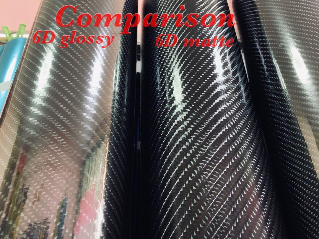 Carbon fiber sticker - 150cm x 30cm - 2d, 3d, 4d, 5d, 6d - high stretch ...